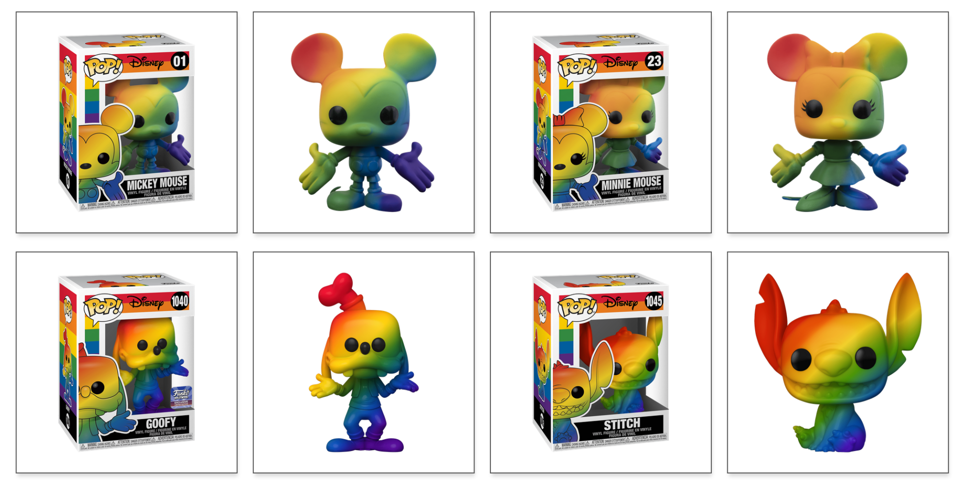 Funko Pop e Disney, ecco le nuove collezioni rainbow a sostegno del ...