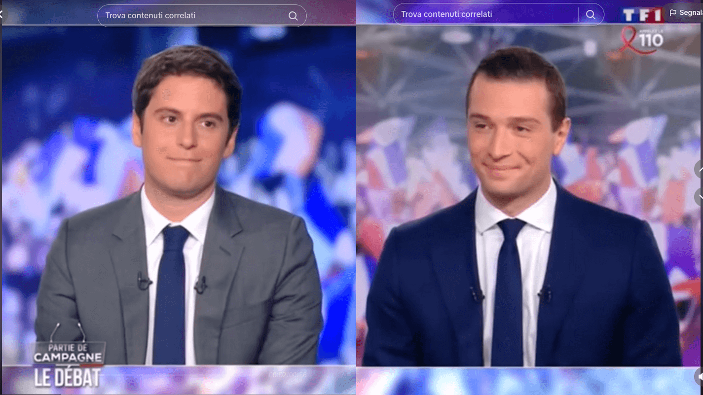 È virale la storia d'amore tra Jordan Bardella e Gabriel Attal ...