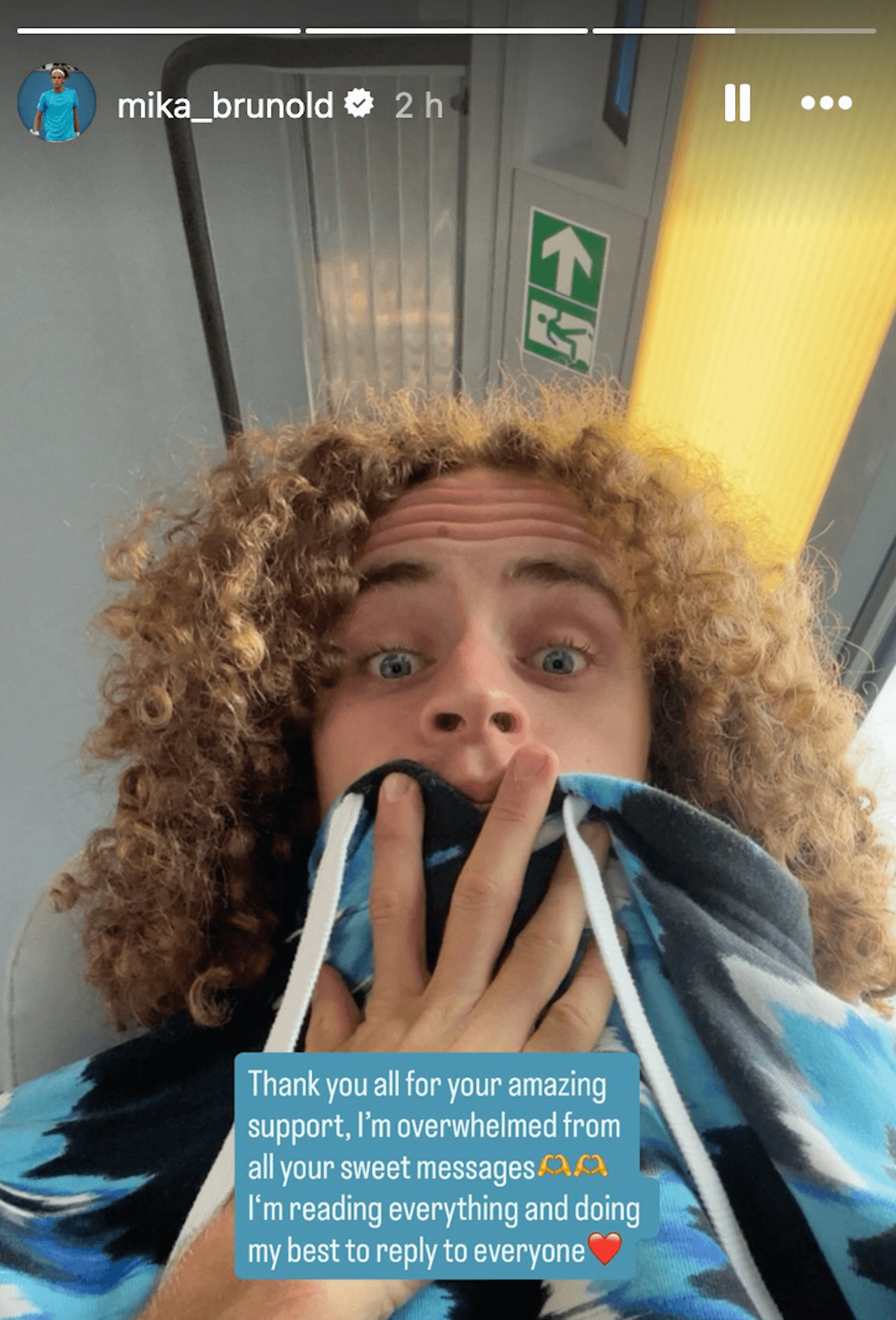 Mika Brunold è il 2° tennista ATP della storia in attività a fare ...